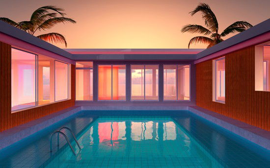 Pool 88 von Carl Miller - Limited Edition. Auflage: 150. Signiert.