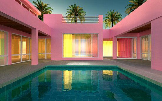 Pool 92 von Carl Miller - Limited Edition. Auflage: 150. Signiert.