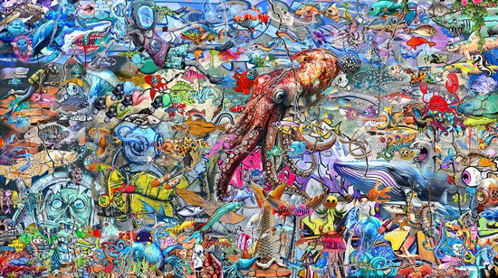Deep sea nine von Gero Paul - Limited Edition. Auflage: 100. Signiert.