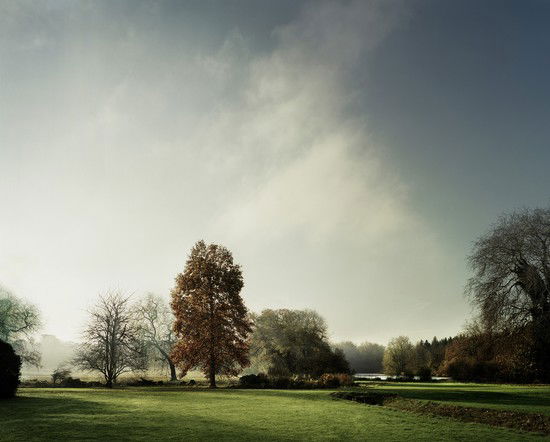 View of the lake in Autumn on St Giles House Park by Justin Barton ...