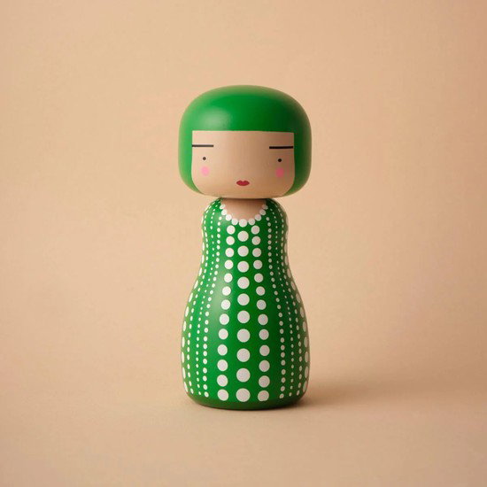 Kokeshi Dot - Green (Limited Edition) by Lucie Kaas - Limited Edition ...