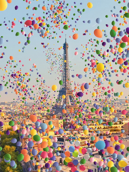 Paris Balloons I by Robert Jahns - Open Edition.
