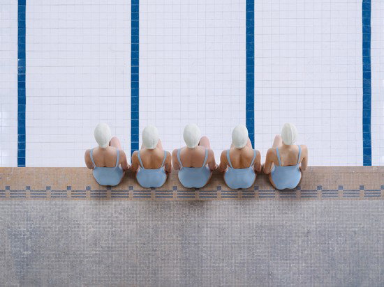 Swim Girls at Bon Accord by Soo Burnell - Limited Edition. Edition of ...