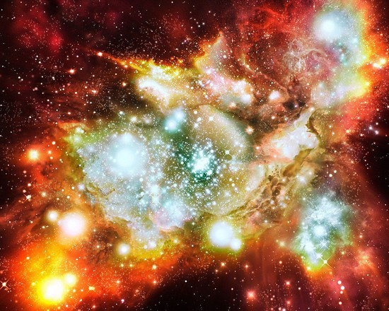 Lynx arc (Artist's Impression, NASA/JPL - Caltech) by Hubble Telescope ...