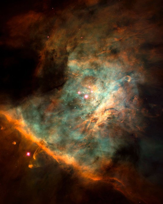 Orion nebula center (NASA/JPL - Caltech) by Hubble Telescope - Open ...